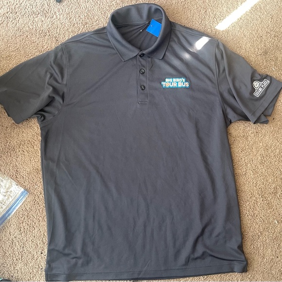 sesame place | Shirts | Sesame Place Bug Birds Tour Bus Employee Polo ...